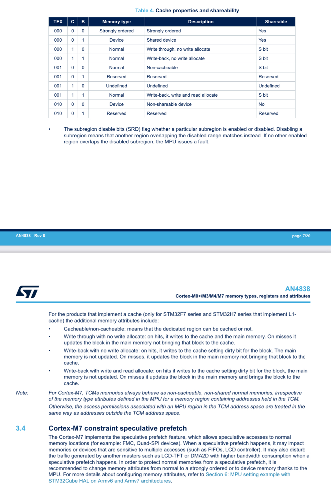 Solved Default Mpu Configuration For Stm32h573 Stmicroelectronics Community 8935