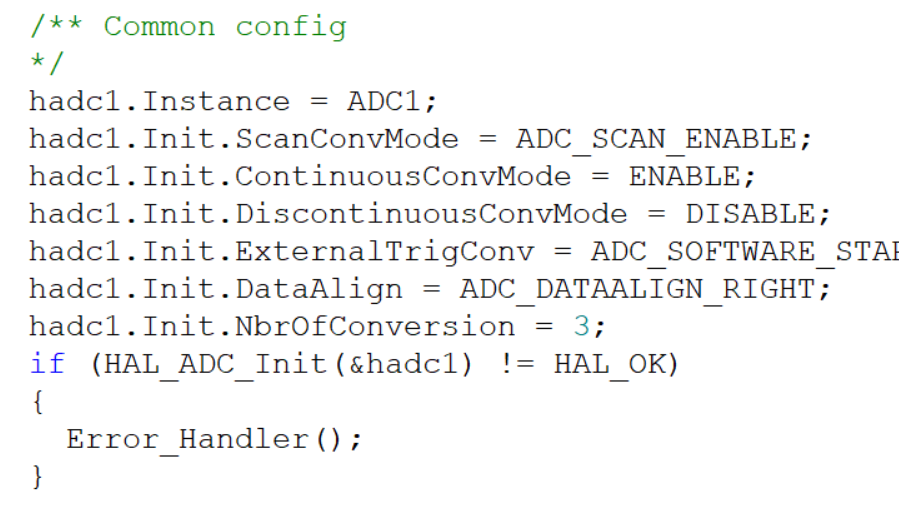 STM32F103C9T6 cant use Multi channel ADC with DMA - STMicroelectronics Community