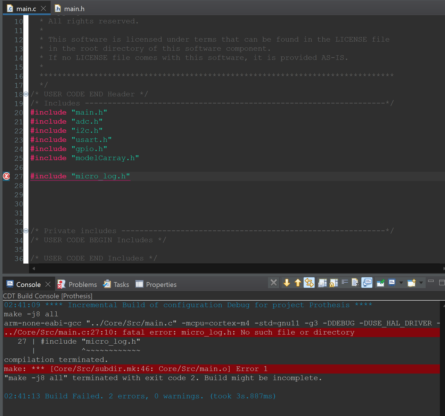 Solved Stm32cubeide Library Issues Stmicroelectronics Community 