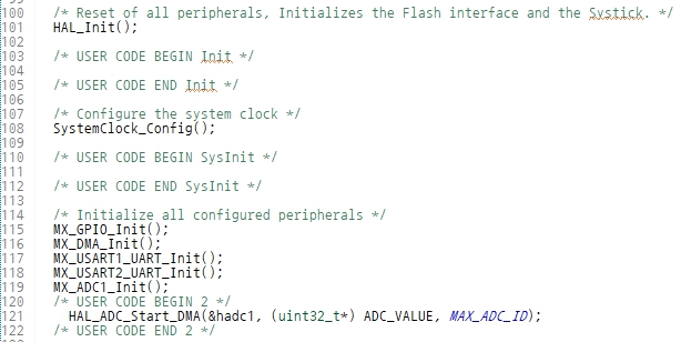 Stm32cubeide Indentation And Generate Code Stmicroelectronics Community