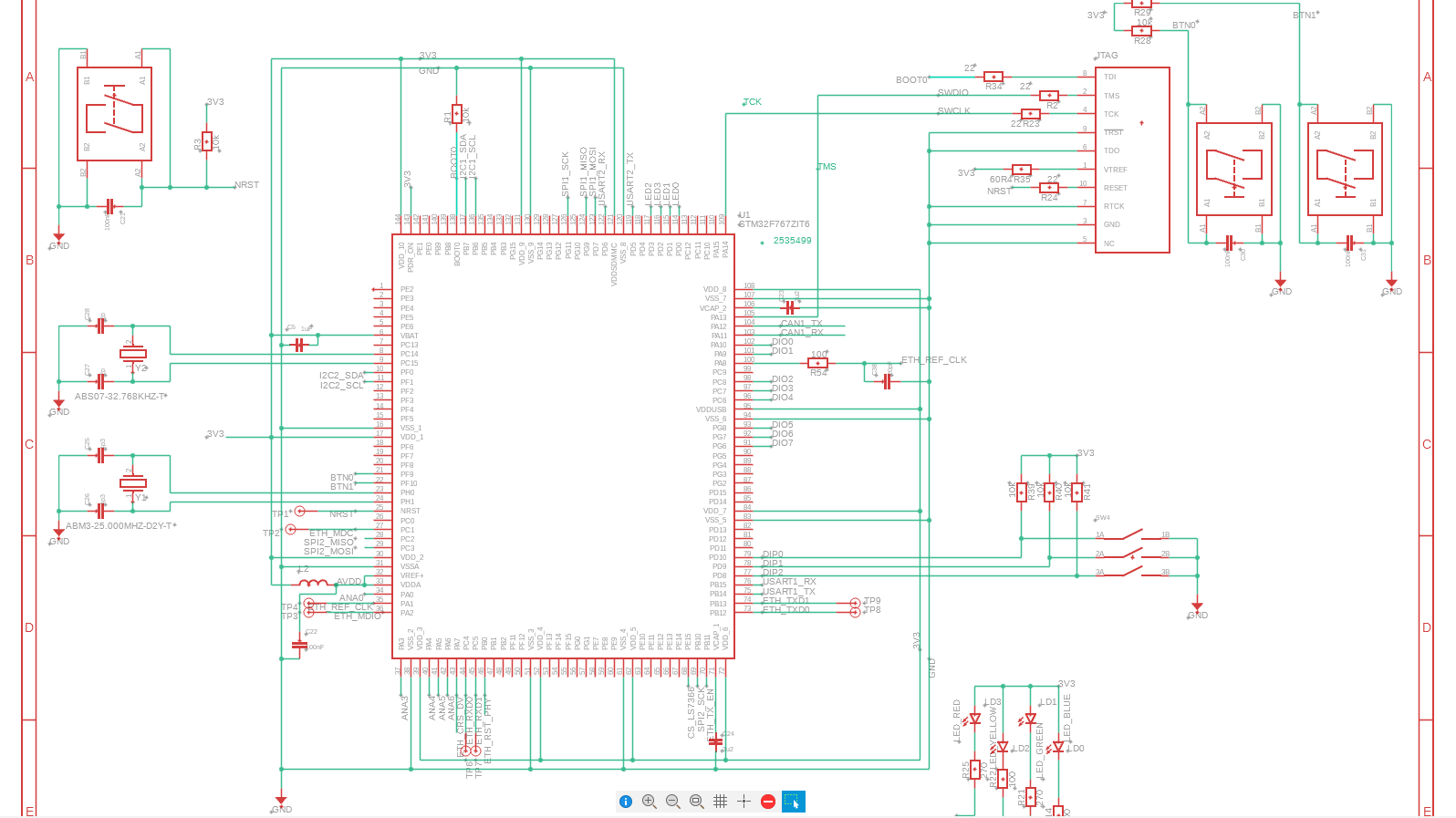 Stm32f767 Nrst Held To Vss Stmicroelectronics Community 