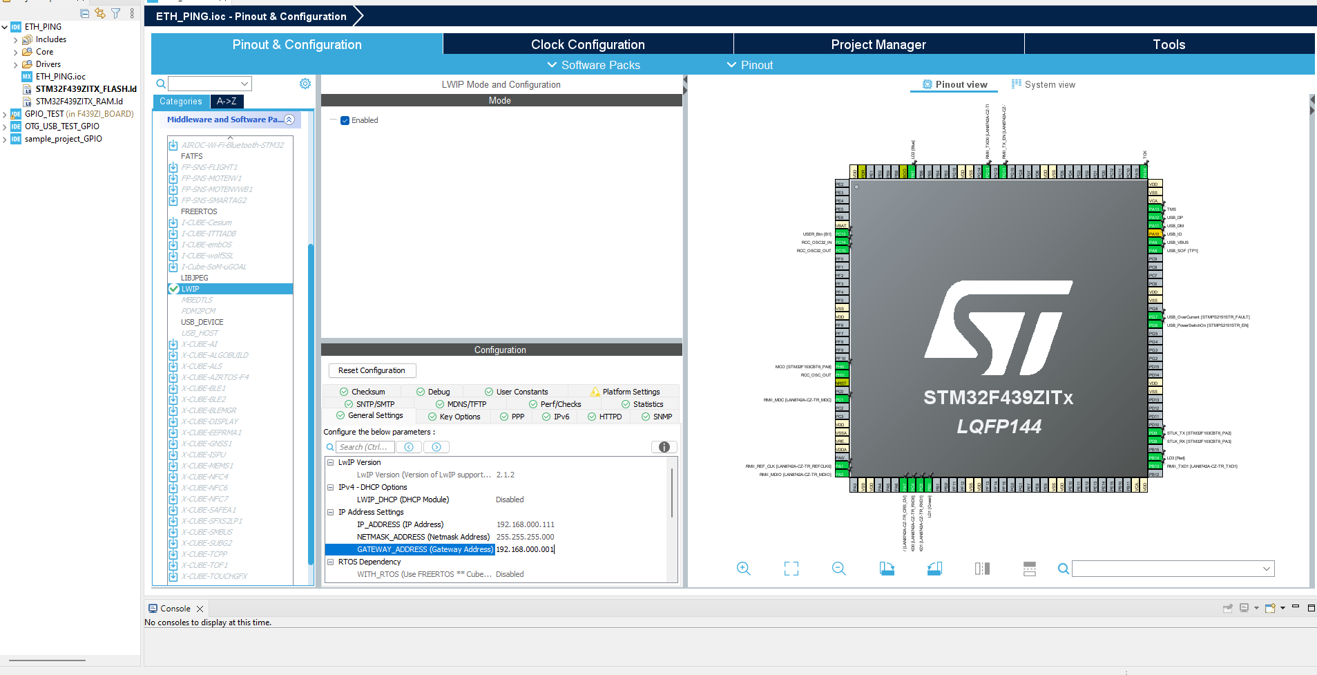 Ethernet Configuration Issue Stmicroelectronics Community