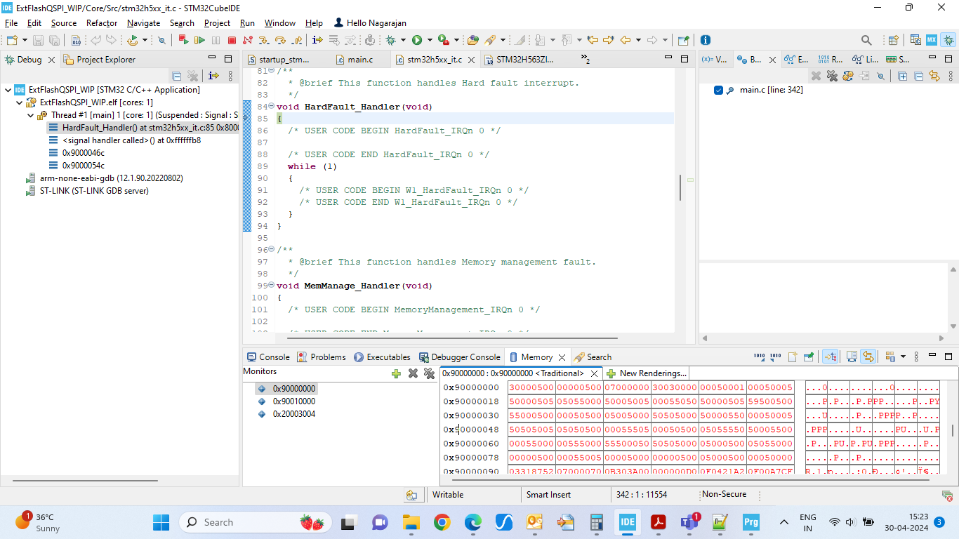 Solved Not Able To Jump From Internal Memory Boot Code To Stmicroelectronics Community