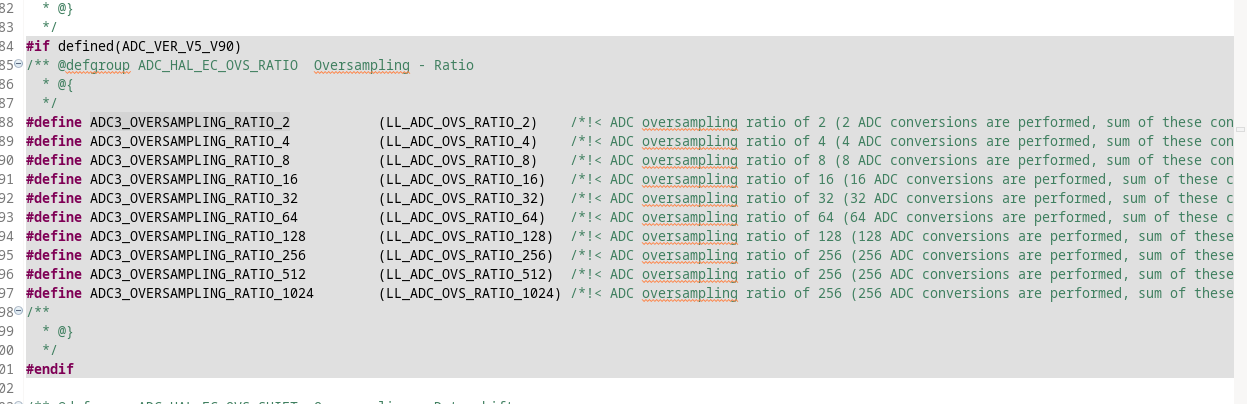 Solved Stm32cubeide 1151 Linux Wrong Adc3 Oversampl Stmicroelectronics Community