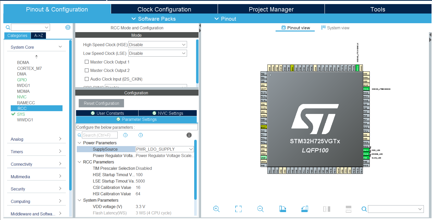 Solved: stm32h725vgt6 not able to Program - STMicroelectronics Community