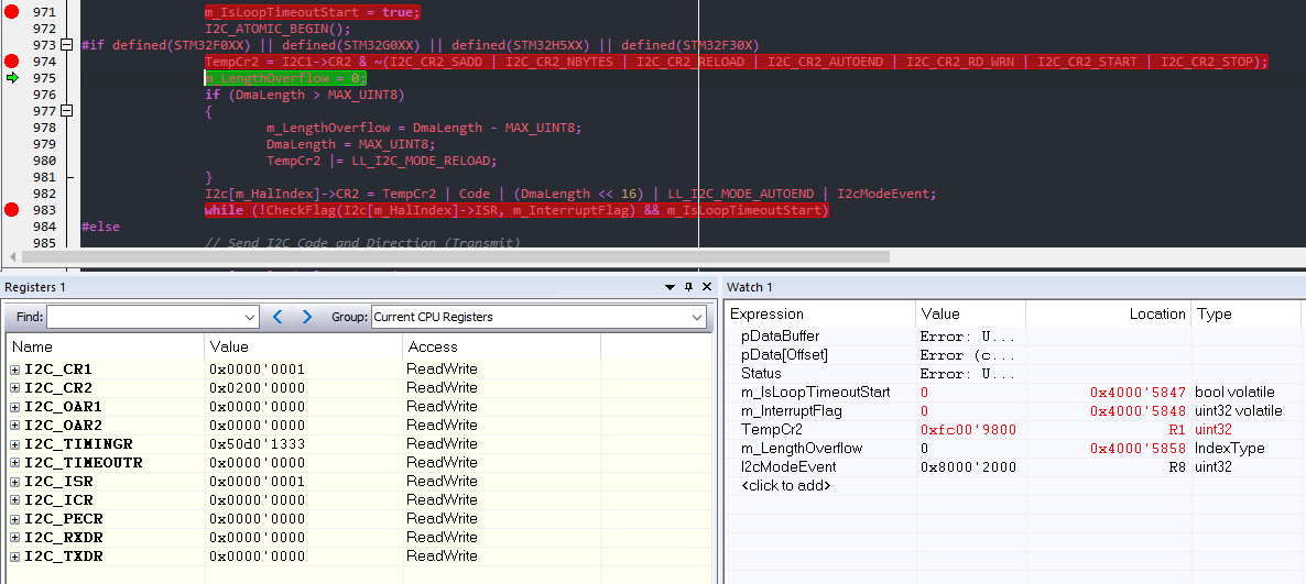 Variable address in memory is changing when readin ...