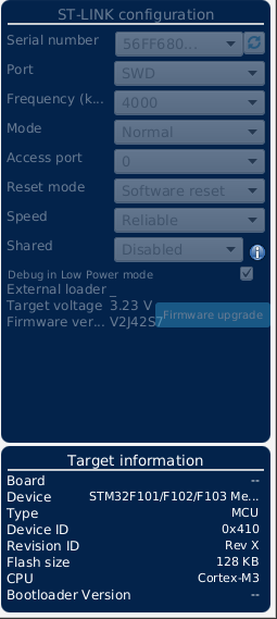 Solved St Link V2 Debugger No Stm32 Target Found Page 2 Stmicroelectronics Community