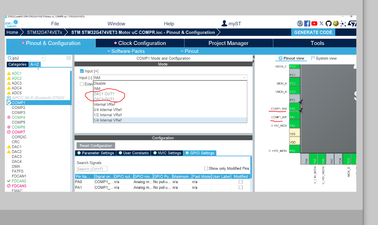 Solved: STM32G474VET3: internal DAC reference to the inter... - STMicroelectronics Community