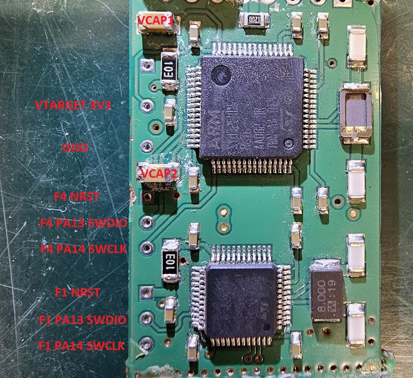 Finding JTAG/SWD location on custom PCB - STMicroelectronics Community
