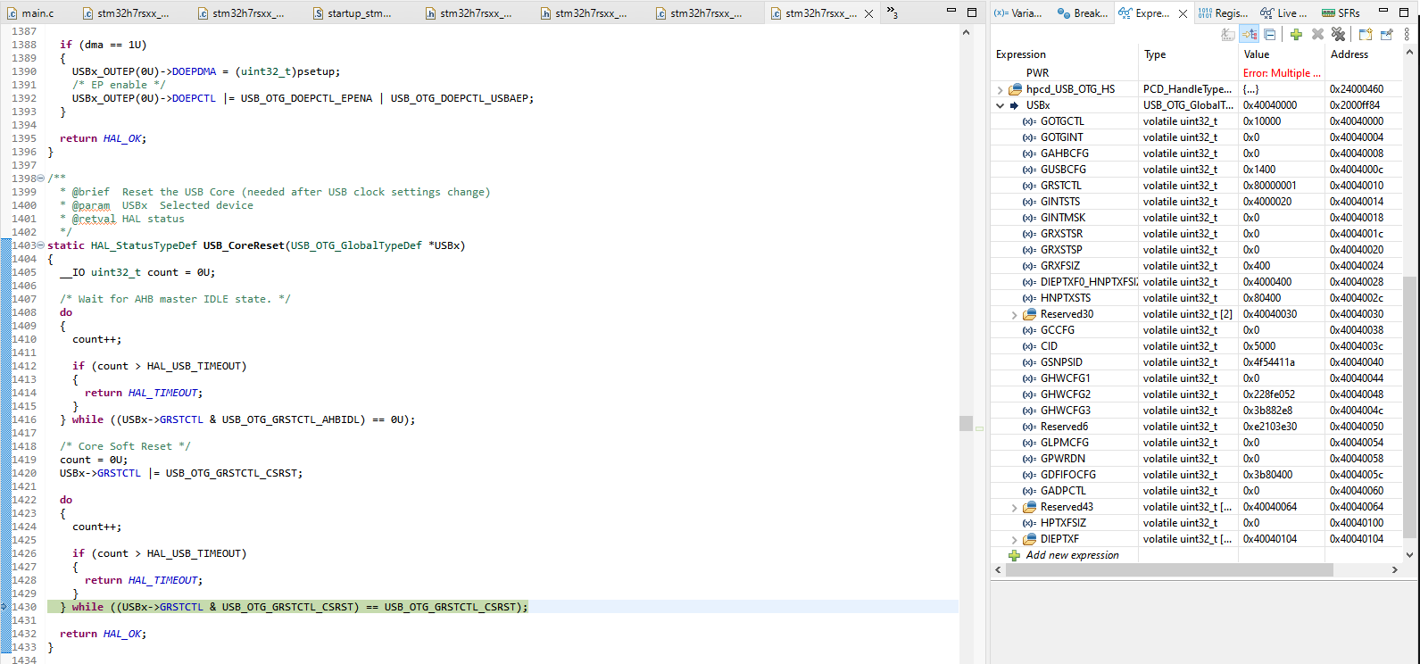 Solved: NUCLEO-STM32h7s3l8 & USB-HOST - STMicroelectronics Community