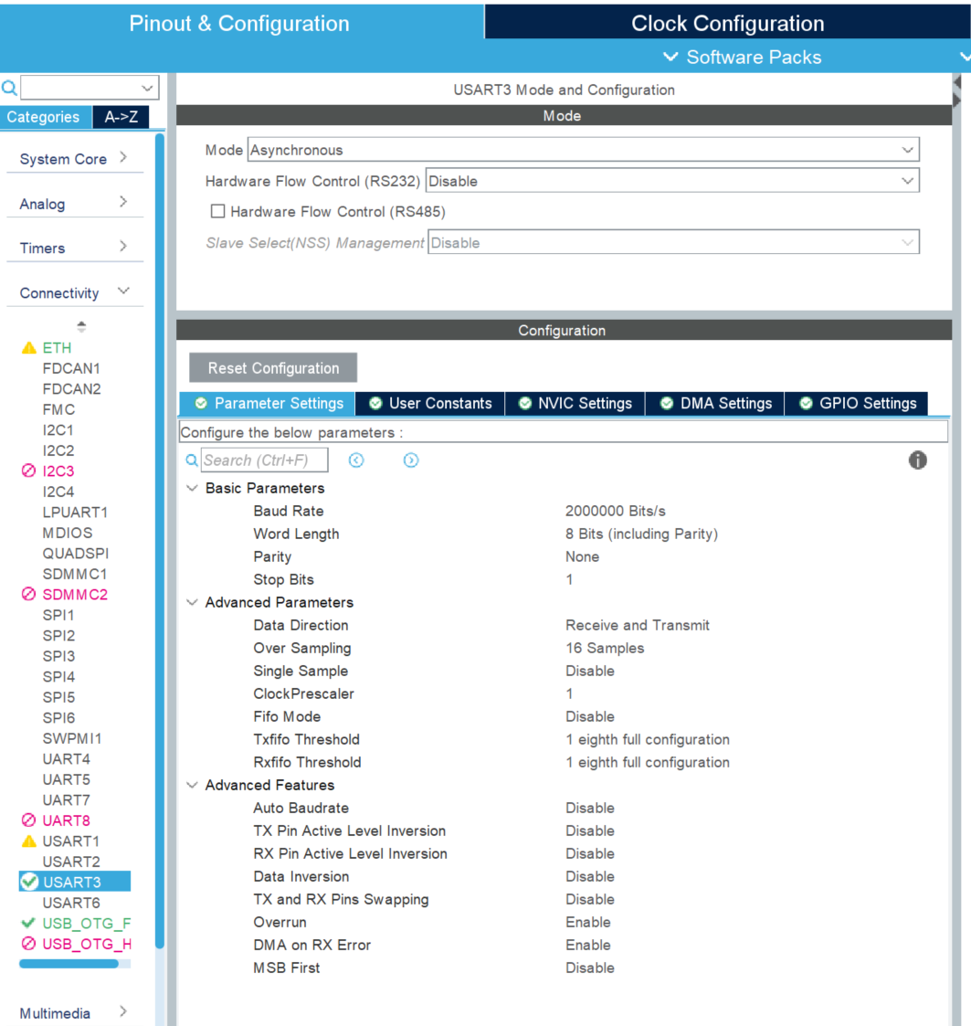 Solved Usart3 Offset Bytes When Receive For The First Tim Stmicroelectronics Community