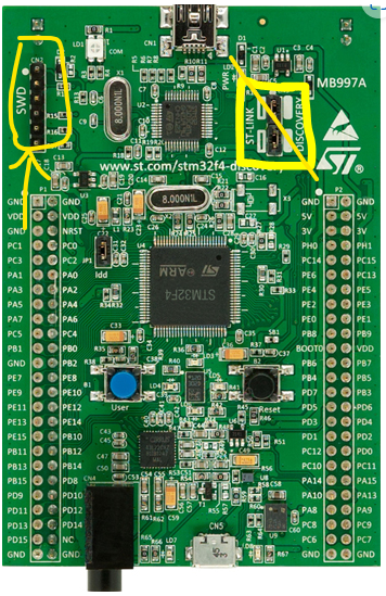 How To Use Stm Discovery Board As External Debugge Stmicroelectronics Community