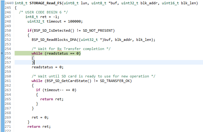 STM32F746 USB Device MSC DMA Problem - STMicroelectronics Community