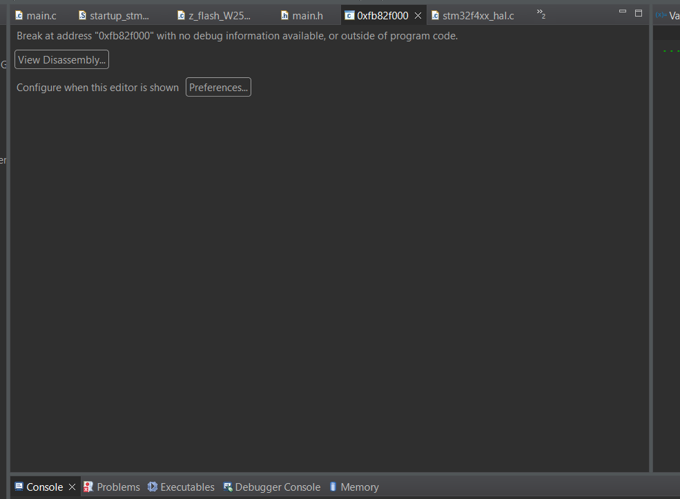 Error After Debugging Successfully Code Stmicroelectronics Community