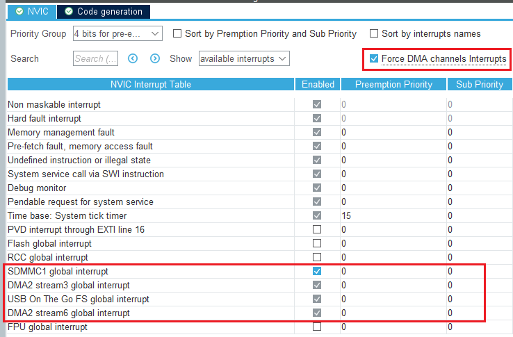 STM32F746 USB Device MSC DMA Problem - STMicroelectronics Community