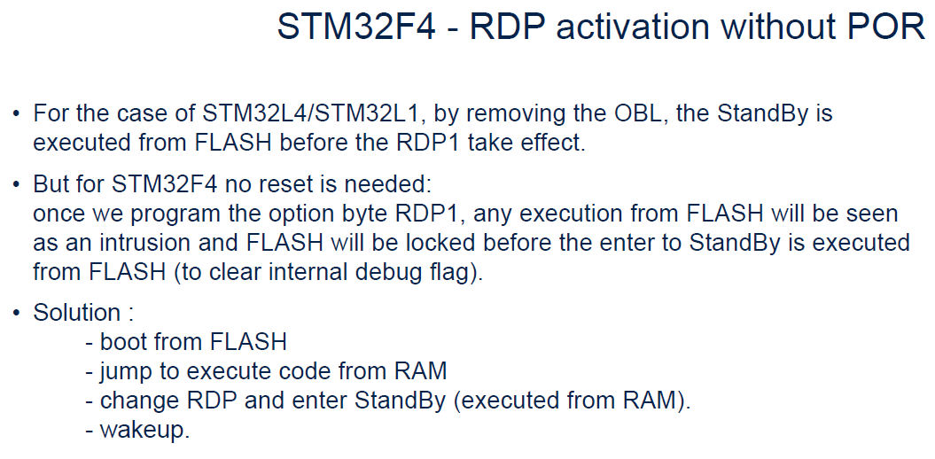Solved Stm32l4 Read Out Protection Setup Issues Stmicroelectronics Community