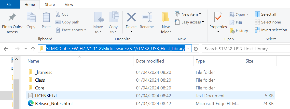 Solved: Where can I find the version of the HOST_USB libra... - STMicroelectronics Community