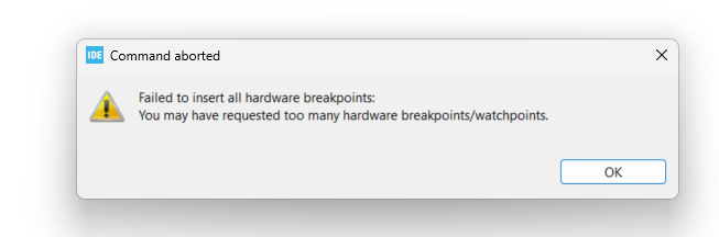 debuging problem - STMicroelectronics Community