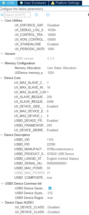 Solved: Run USBX on STM32H563VIT - STMicroelectronics Community