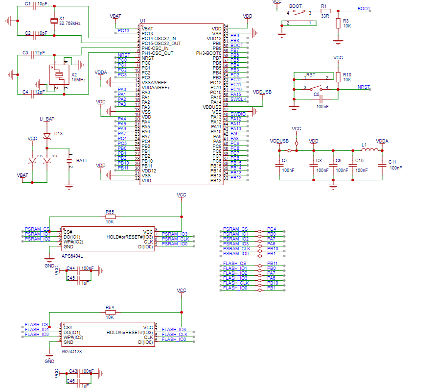 Solved: STM32L4P5RG two OSPI with multiplexed pin not work... - STMicroelectronics Community