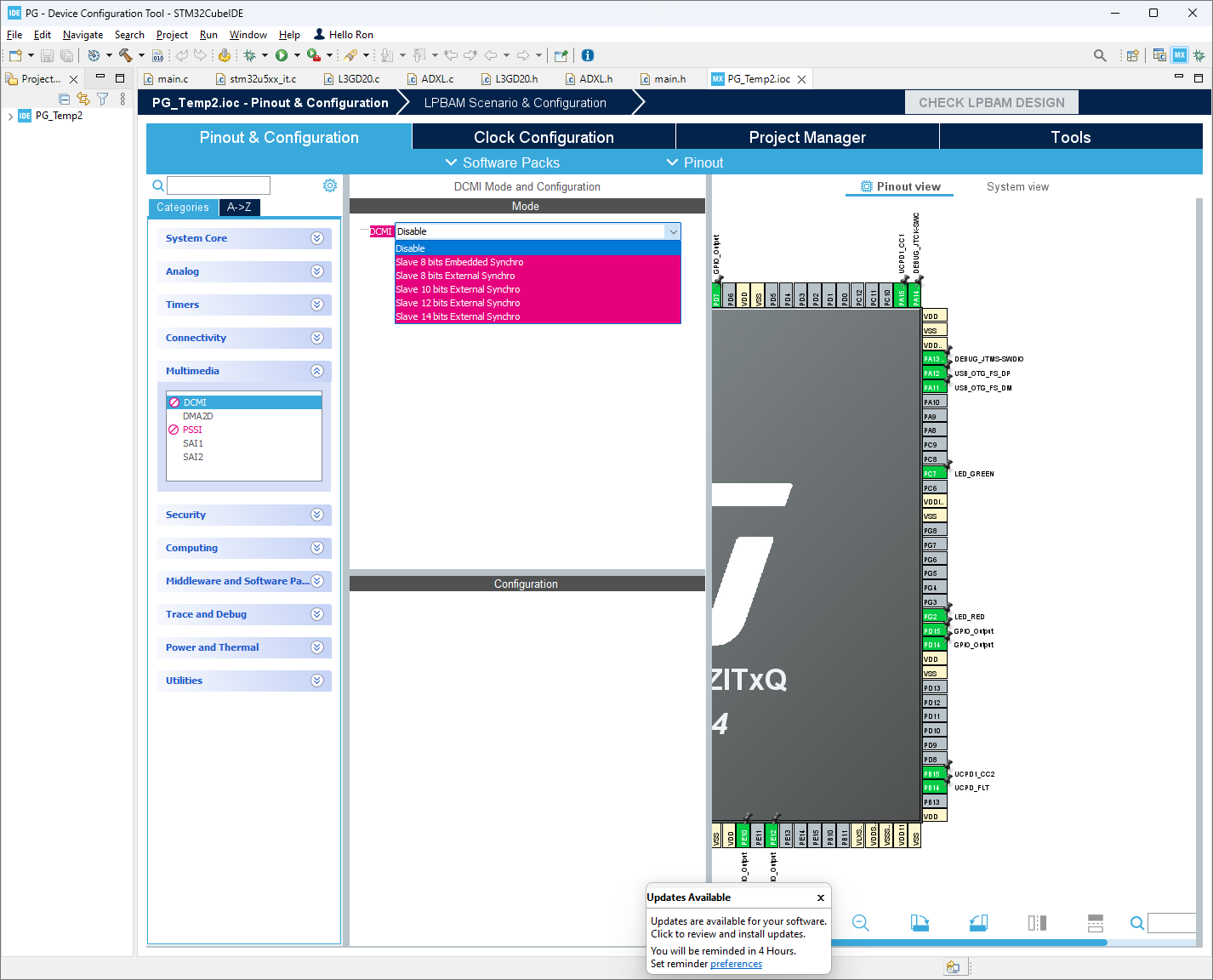Solved Nucleo U575zi Q Dcmi Stmicroelectronics Community 