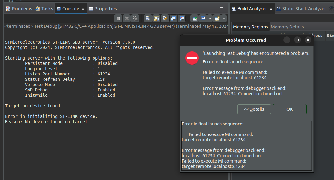 Solved: STLINK-V3MODS SWD protocol - STMicroelectronics Community