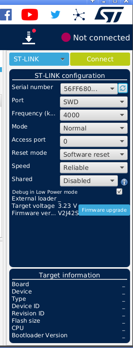 Solved: STLINK-V3MODS SWD protocol - STMicroelectronics Community