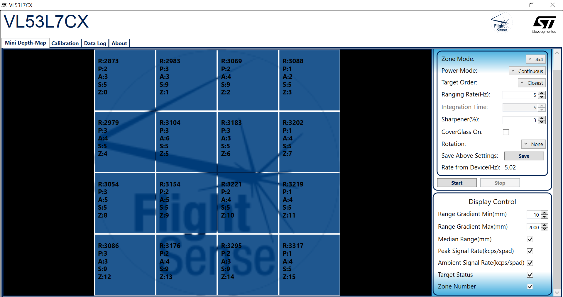 VL53L7CX range fluctuation - STMicroelectronics Community