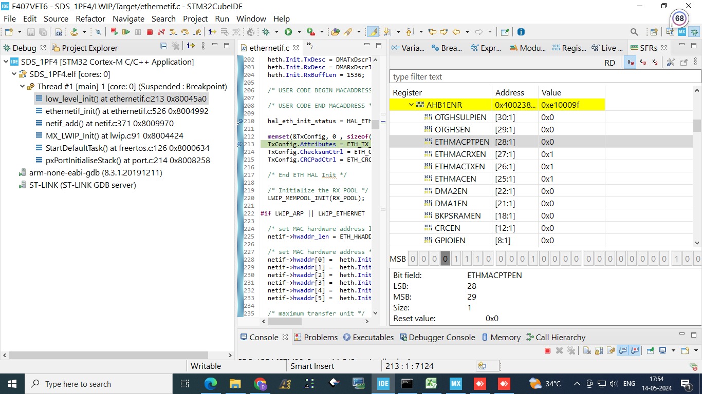 Solved Stm32f407 With Lan8742a Custom Board Init Issue Stmicroelectronics Community 