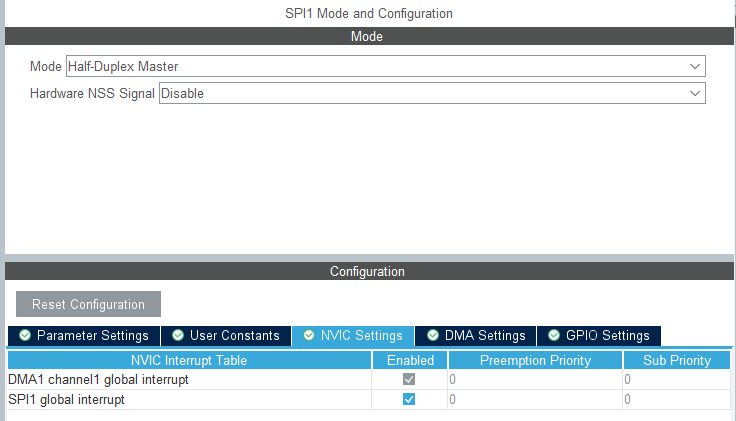Solved: SPI with DMA and TFT Display ST7735 - STMicroelectronics Community
