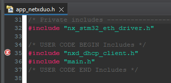 Solved: NetxDuo not working with a static IP addresss - STMicroelectronics Community