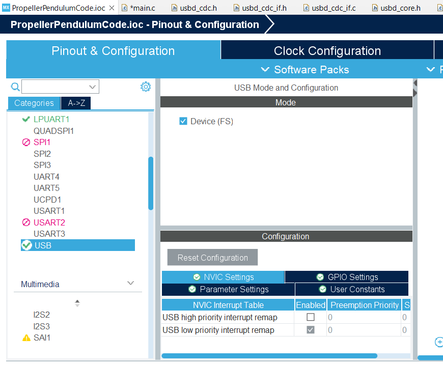 Solved: STMG474RE USB FS implementation - STMicroelectronics Community