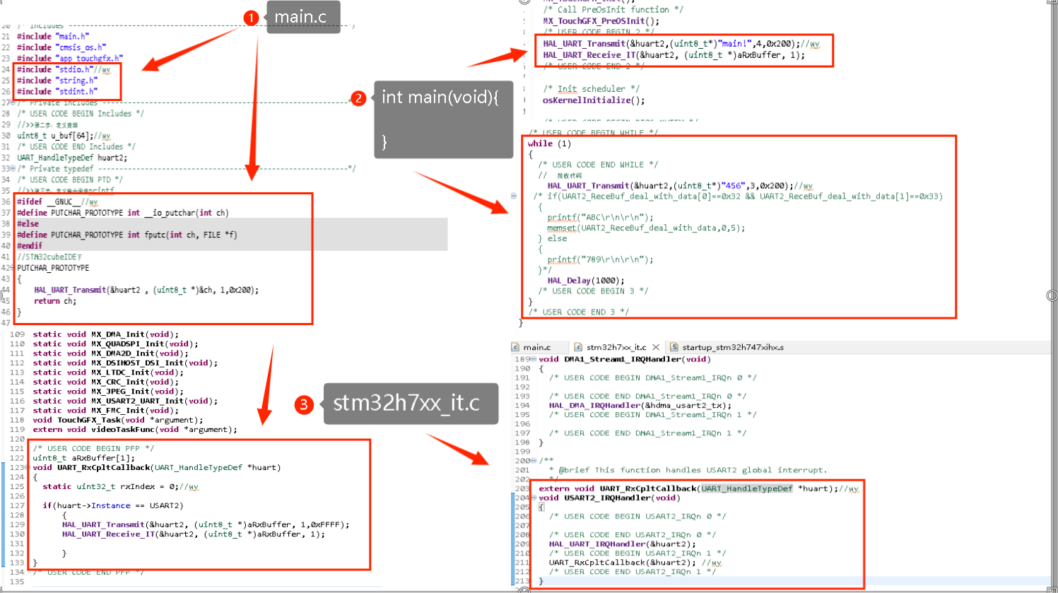 Stm32h747i Disco Uart Usart2 Ch340t Stm32cubemx St Stmicroelectronics Community