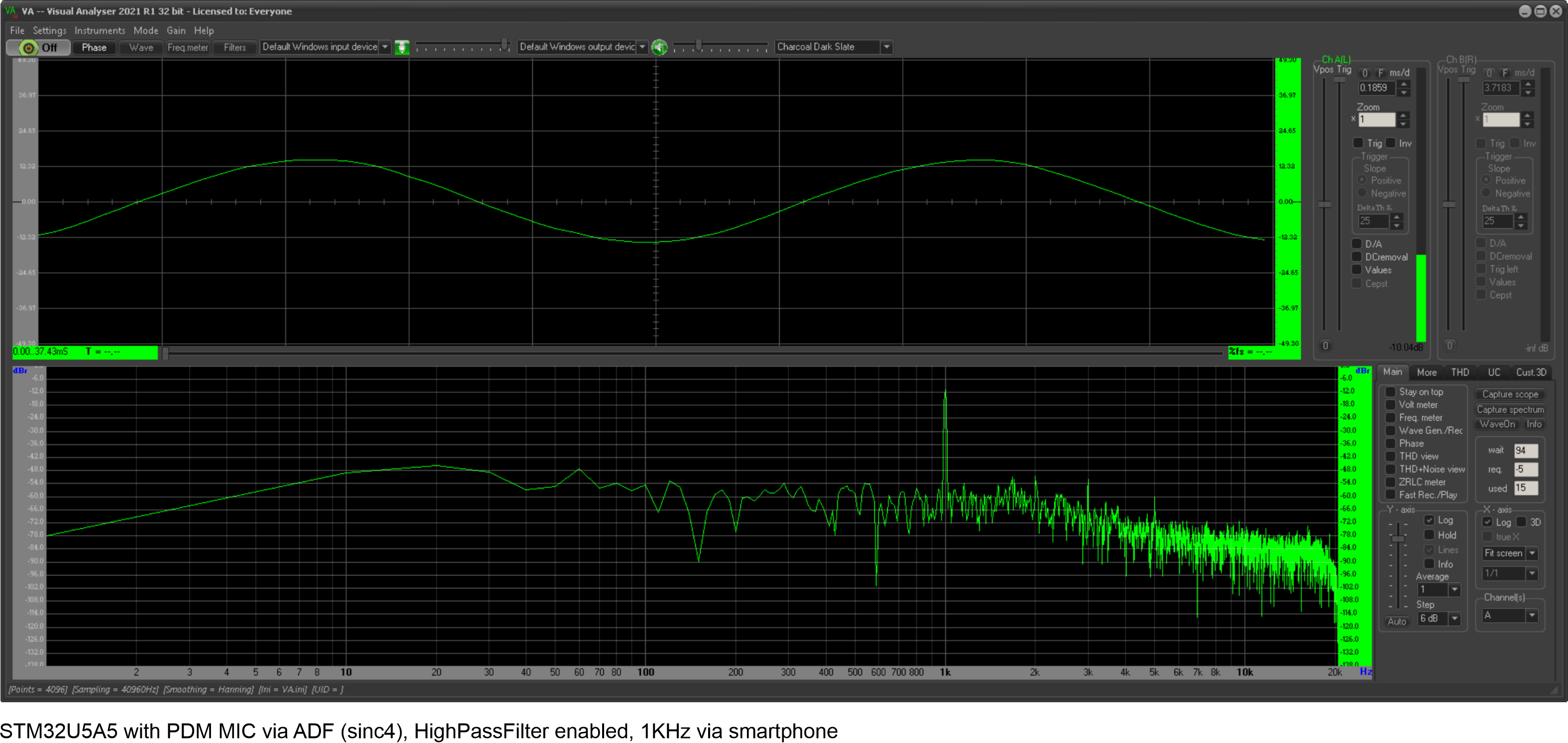Solved: STM32U5xx: ADF as PDM MIC input - mono and DC offs... - STMicroelectronics Community