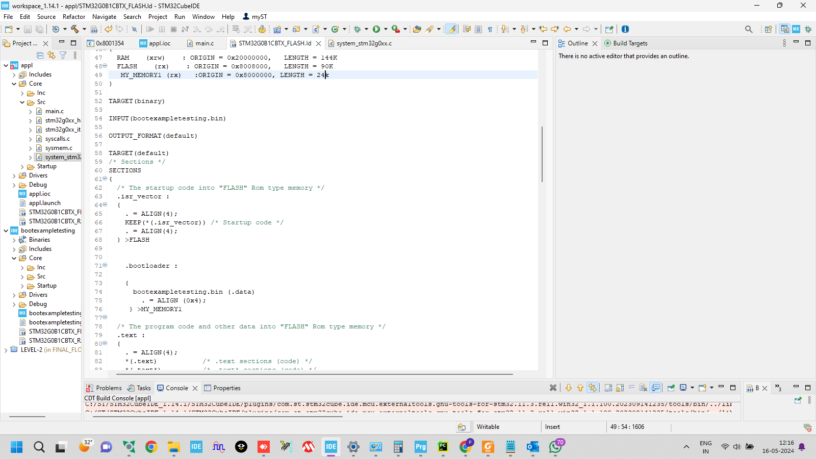 how to merge bootloader and application bin - STMicroelectronics Community