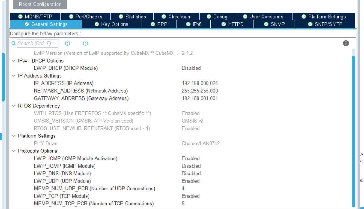 When configuring the STM32H743IIT6 chip with LwIP ... - STMicroelectronics Community