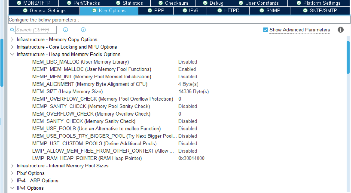 When configuring the STM32H743IIT6 chip with LwIP ... - STMicroelectronics Community