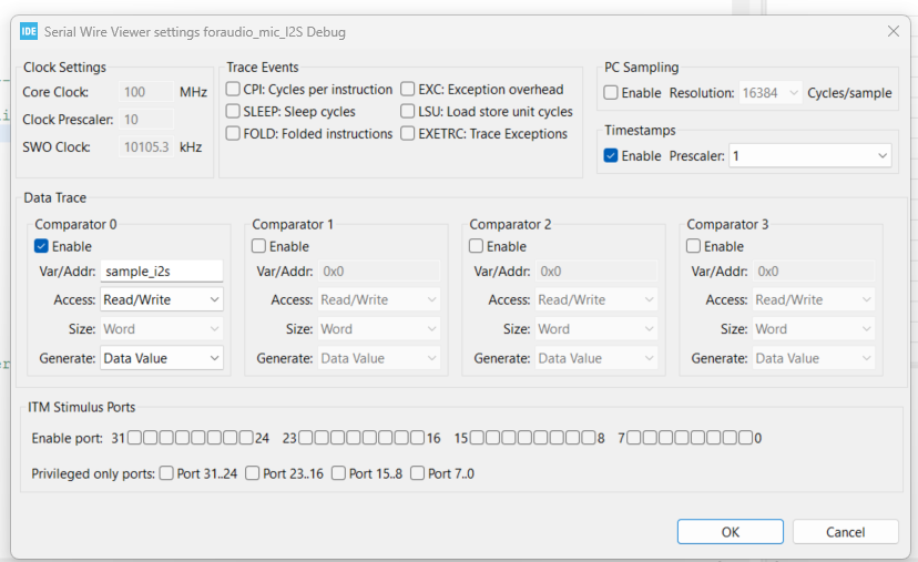 Solved Stm32cubeide How To Use Swv Data Trace Timeline Stmicroelectronics Community