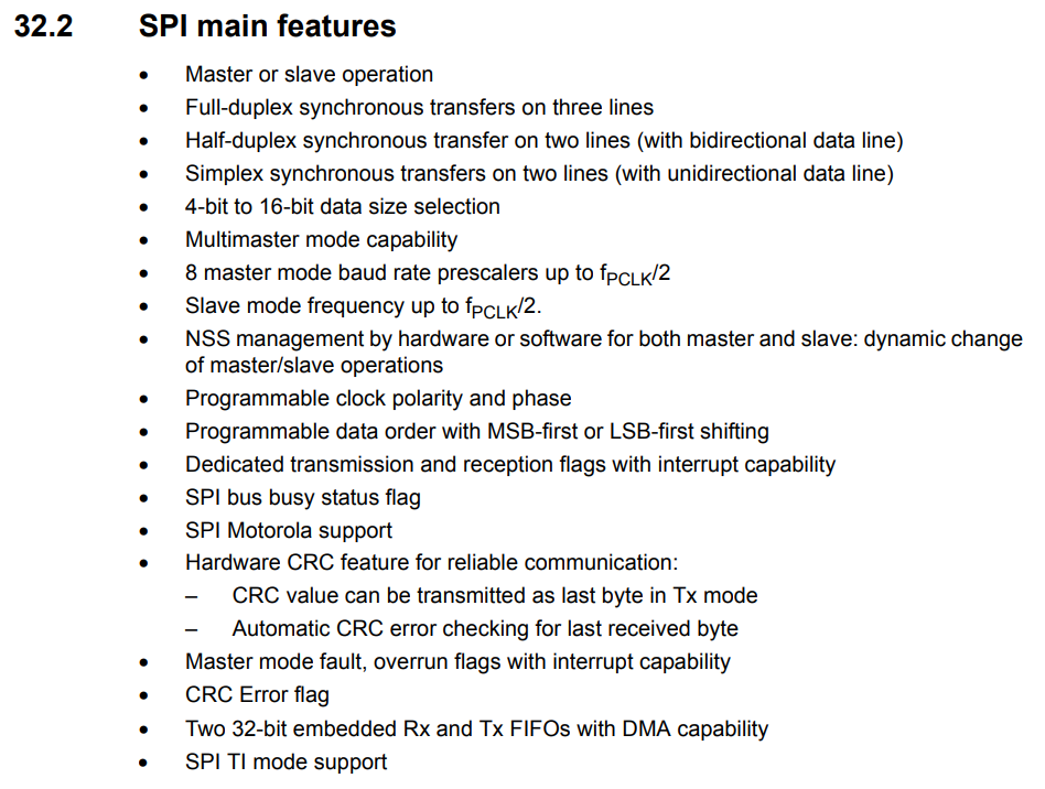 Solved Questions About Single Standard Spi And Dual Spi Stmicroelectronics Community