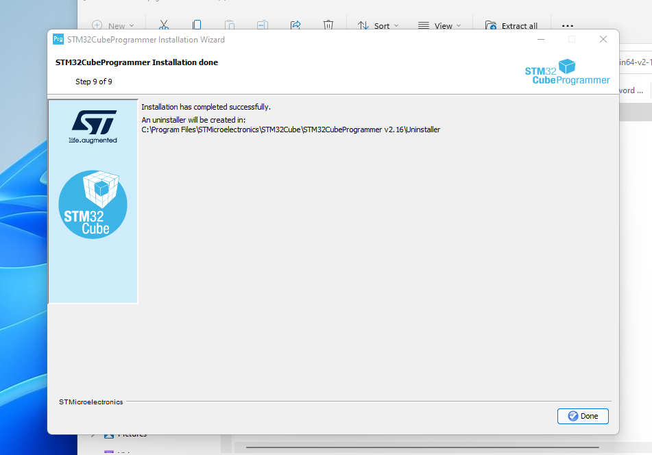 Solved Stm32cube Programmer Installation Error Page 3 Stmicroelectronics Community