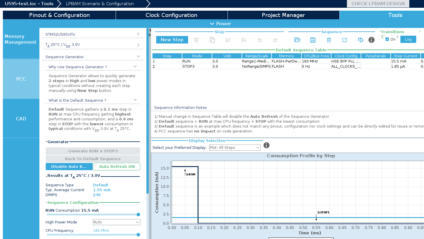 Stm32u5a5qji6q Power Budget Calculation Reg Stmicroelectronics Community