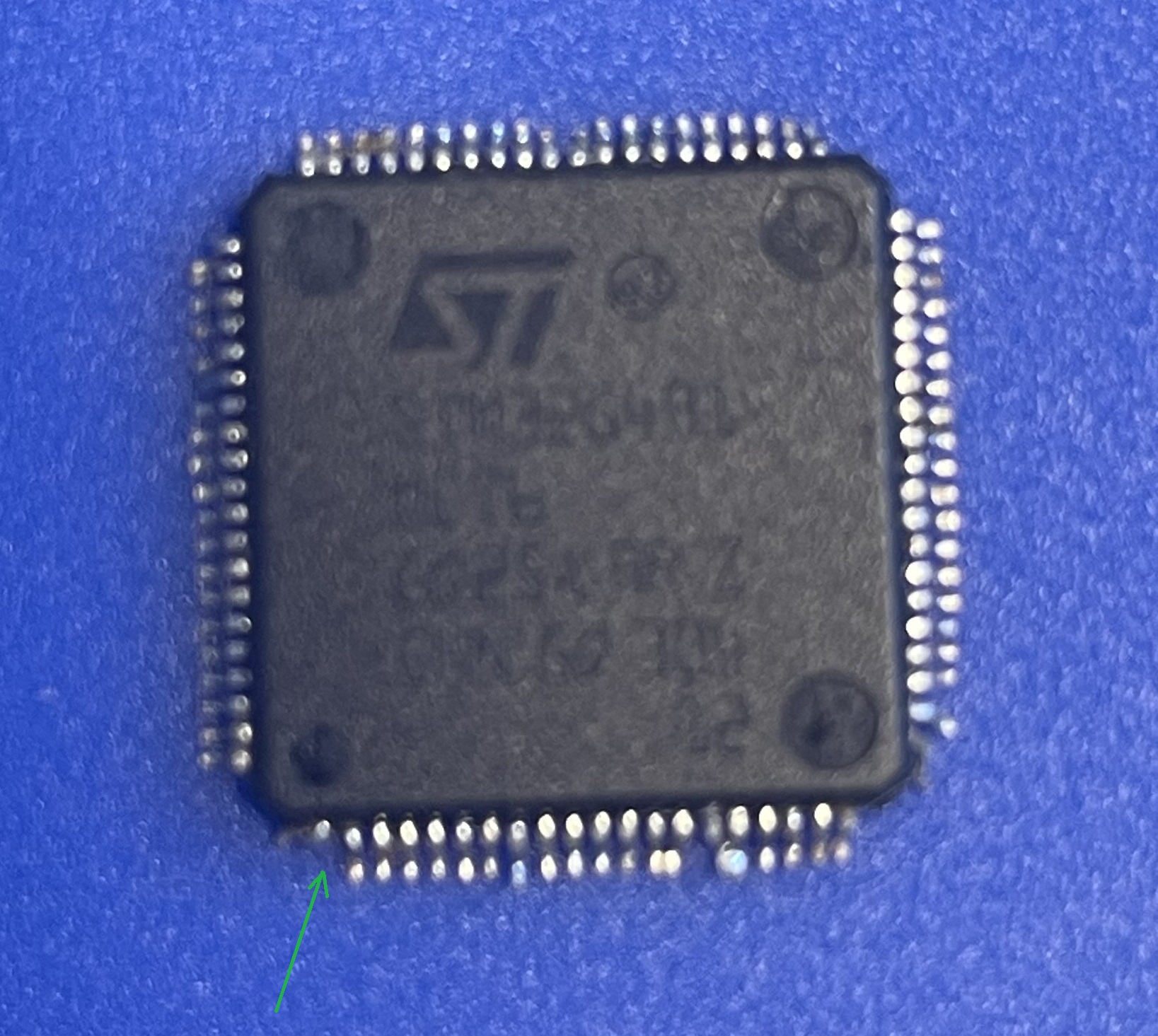 STM32G491 Pin1 Marking - STMicroelectronics Community