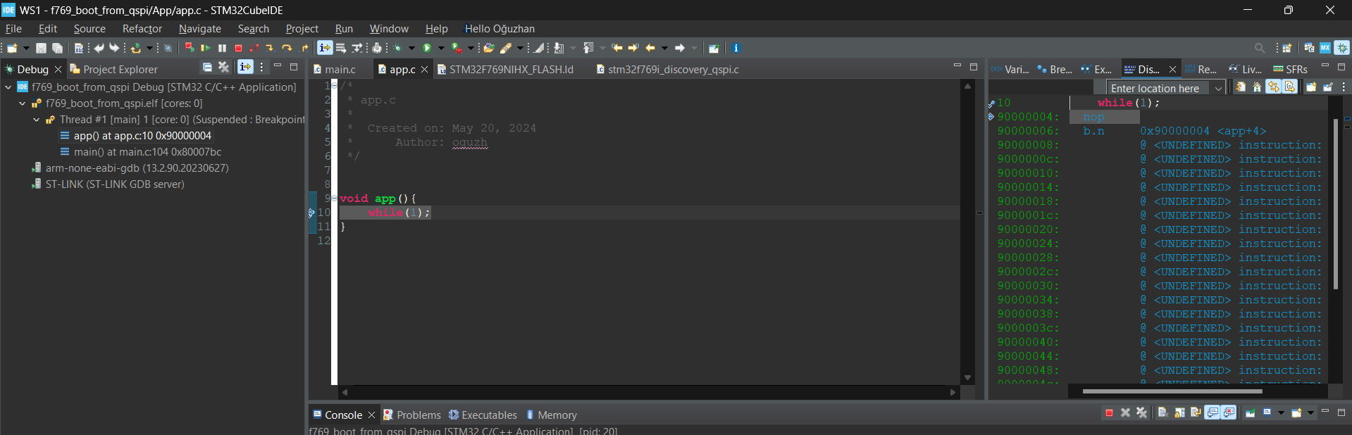 Can The Bootloader And Application Code Be In The Stmicroelectronics Community