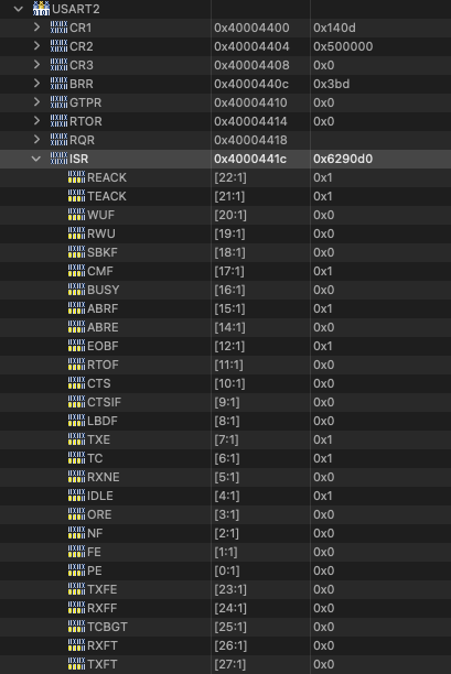 [STM32L5] OpenBootloader UART errors - STMicroelectronics Community