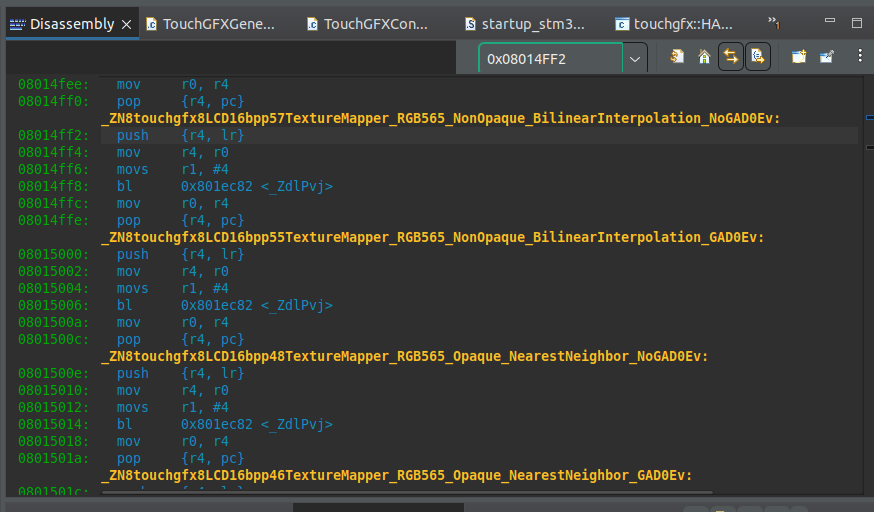 Solved: Changing from LCD16bpp to LCD8bpp - STMicroelectronics Community