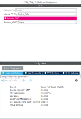 Solved: STM32H725 USB FS PHY not detected - STMicroelectronics Community