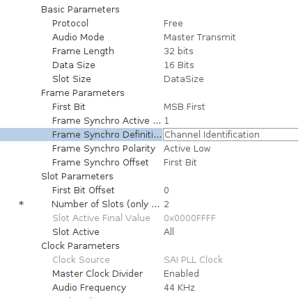 Solved: Slow down SAI Audio output - STMicroelectronics Community
