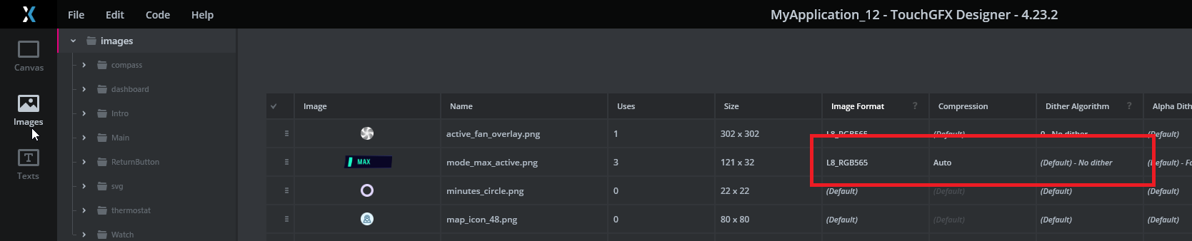 Solved: STM32 with TouchGFX - Updating UI background image... - STMicroelectronics Community