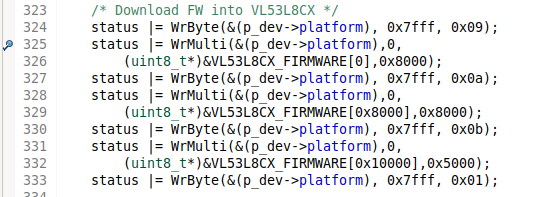 Vl53l8cx Firmware Loading Over Spi Fails With Ti Stmicroelectronics Community
