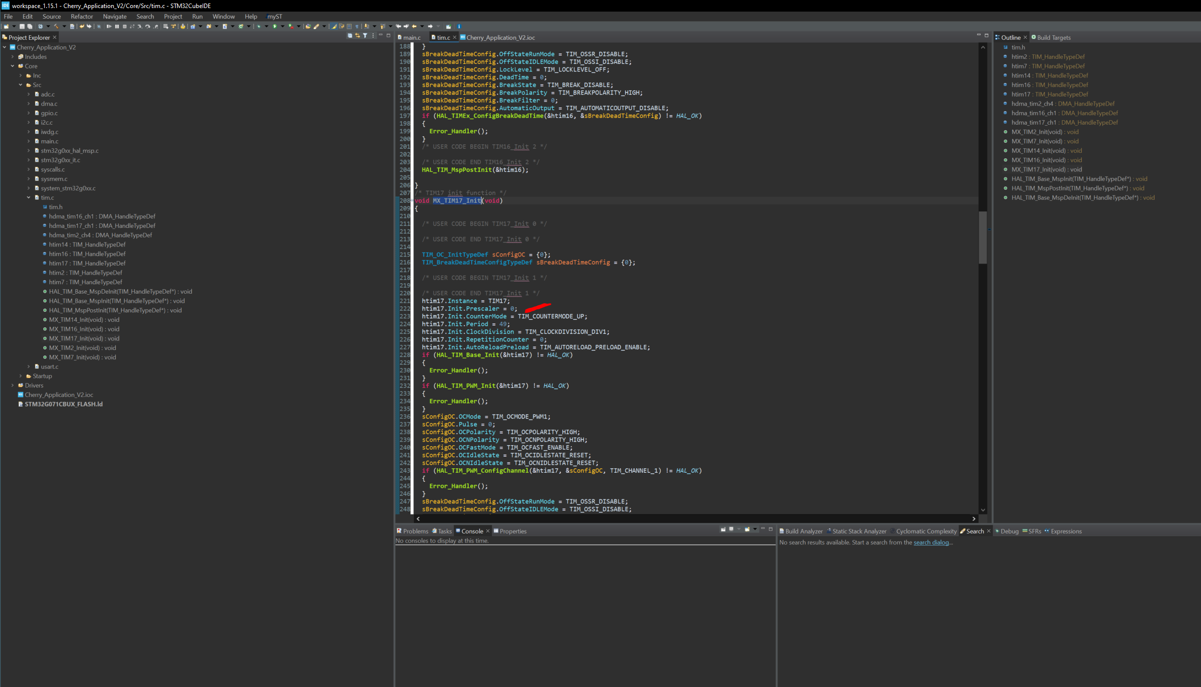 Solved Code Generation Issue After Migrating From 1141 Stmicroelectronics Community